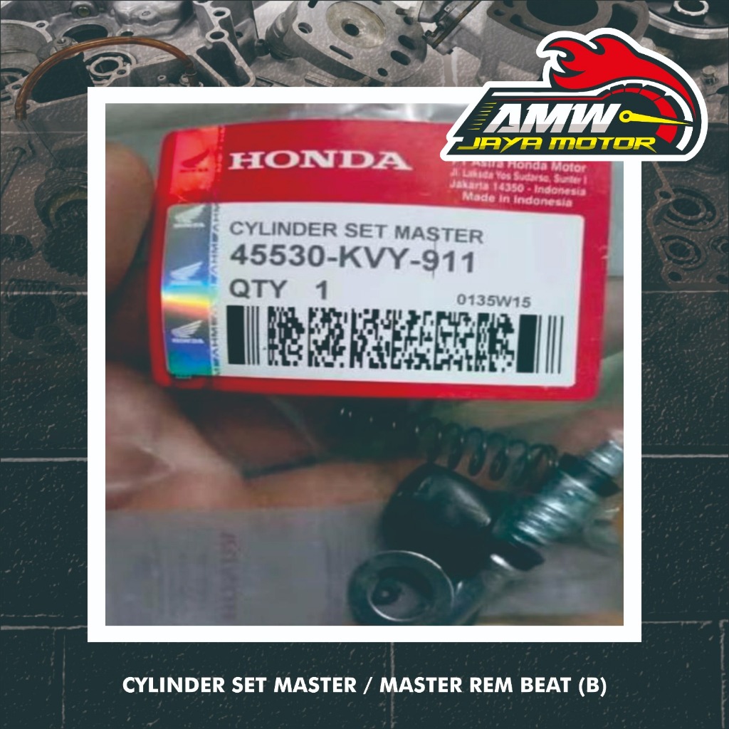 Jual CYLINDER SET MASTER/MASTER REM BEAT (B) | Shopee Indonesia