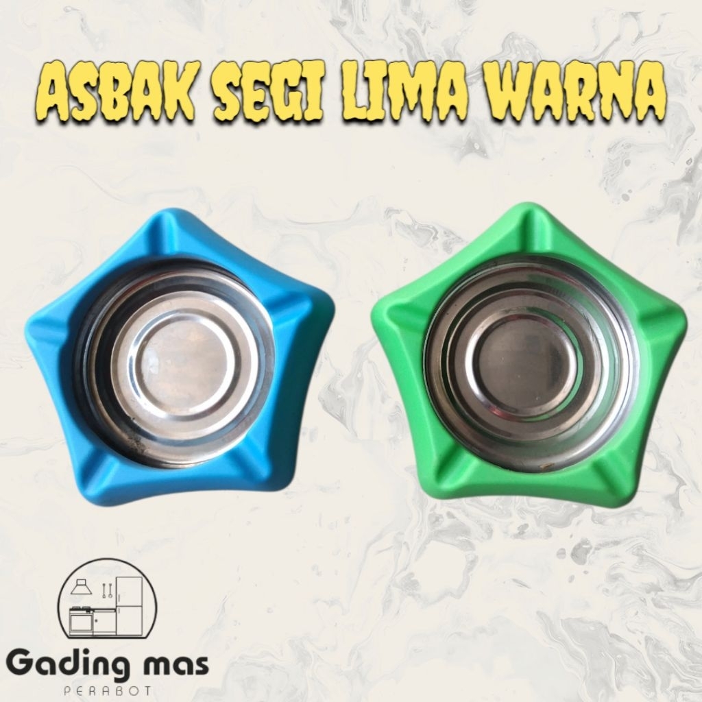 Jual ASBAK KOTAK / ASBAK WARNA / ASBAK PLASTIK / ASBAK STAINLESS ...