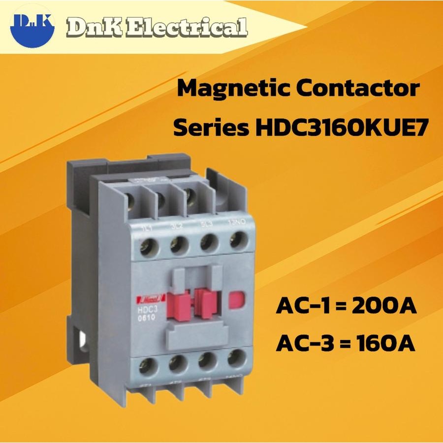Jual Magnetic Contactor Himel HDC3160KUE7 3 Pole 75kW | Shopee Indonesia