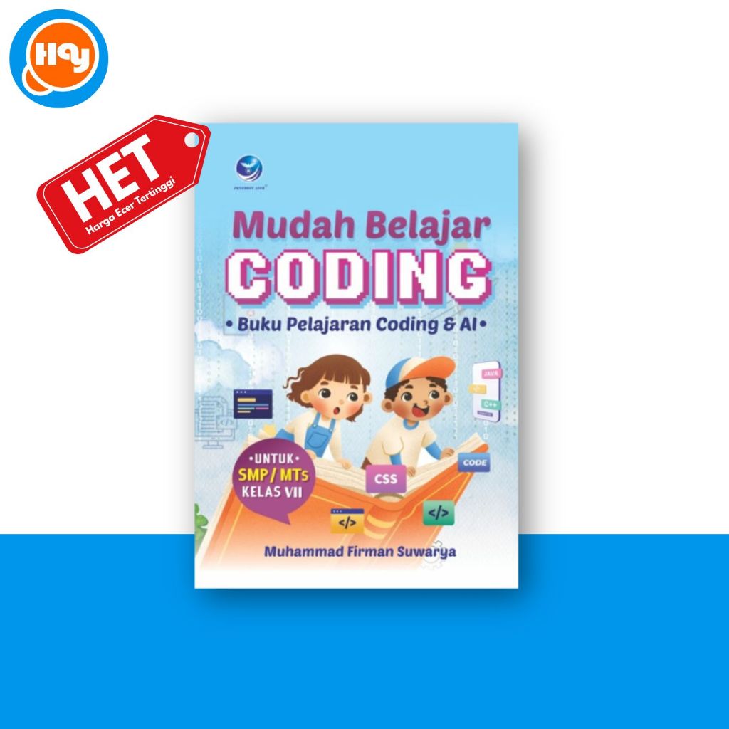Jual Buku Coding SMP | Mudah Belajar Coding, Buku Pelajaran Coding & AI untuk SMP/MTs Kelas VII ...