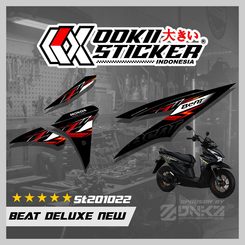 Jual Stiker Striping New Beat Street 2024 2025 New Beat Deluxe 2024 Gen ...