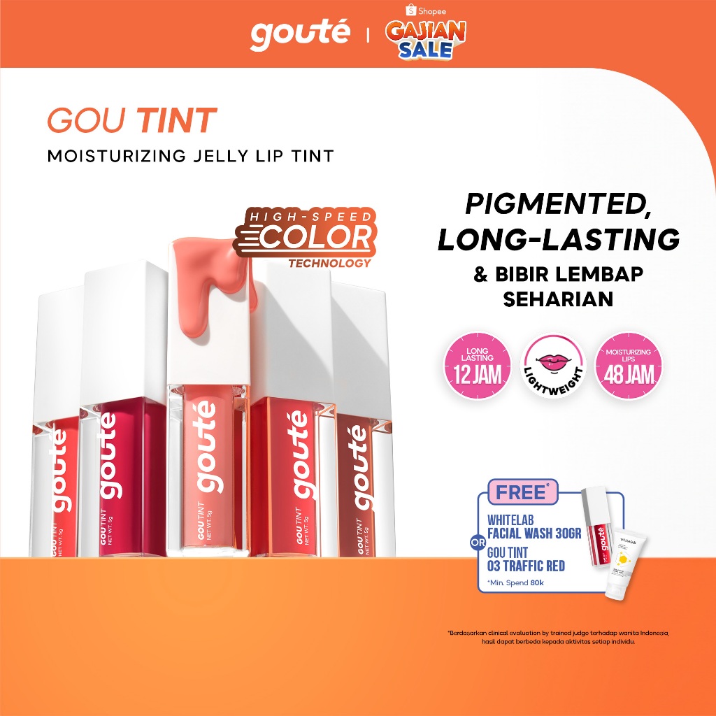 Jual NEW SHADE - goute Goutint Moisturizing Jelly Lip Tint | Long ...