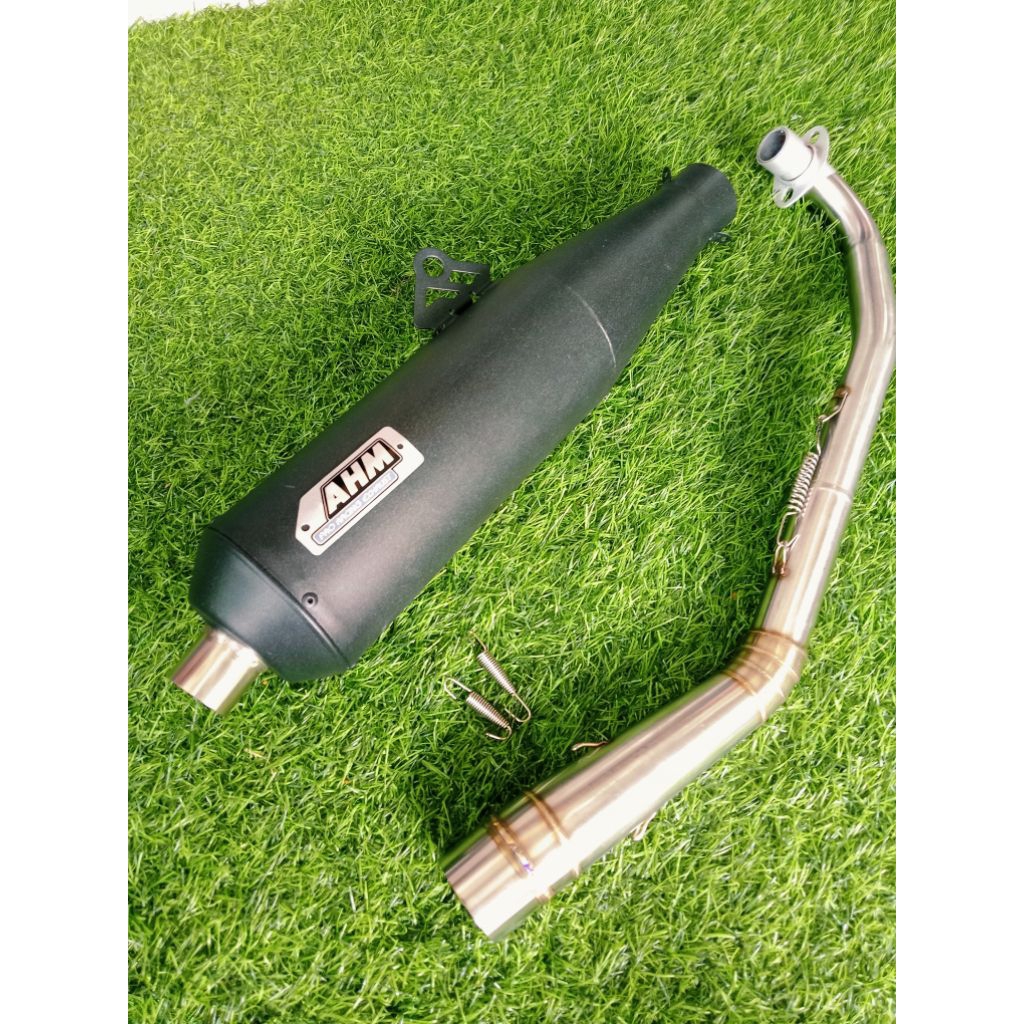 Jual AHM Pipe canister conical open specs exhaust pipe for Wave 125 Xrm ...