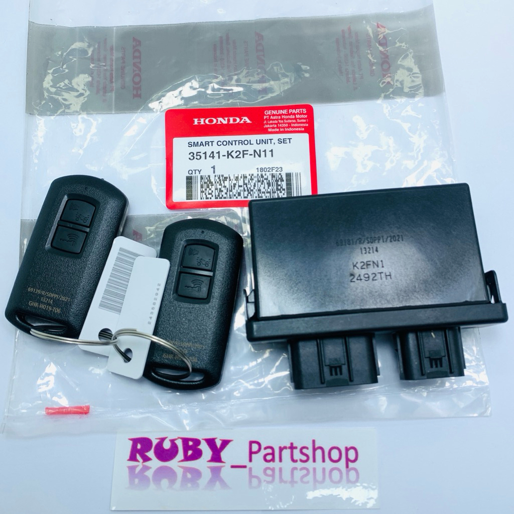 Jual 35141-K2F-N11 MODUL SCU(Smart Control Unit) +2 REMOTE KEY SET ...