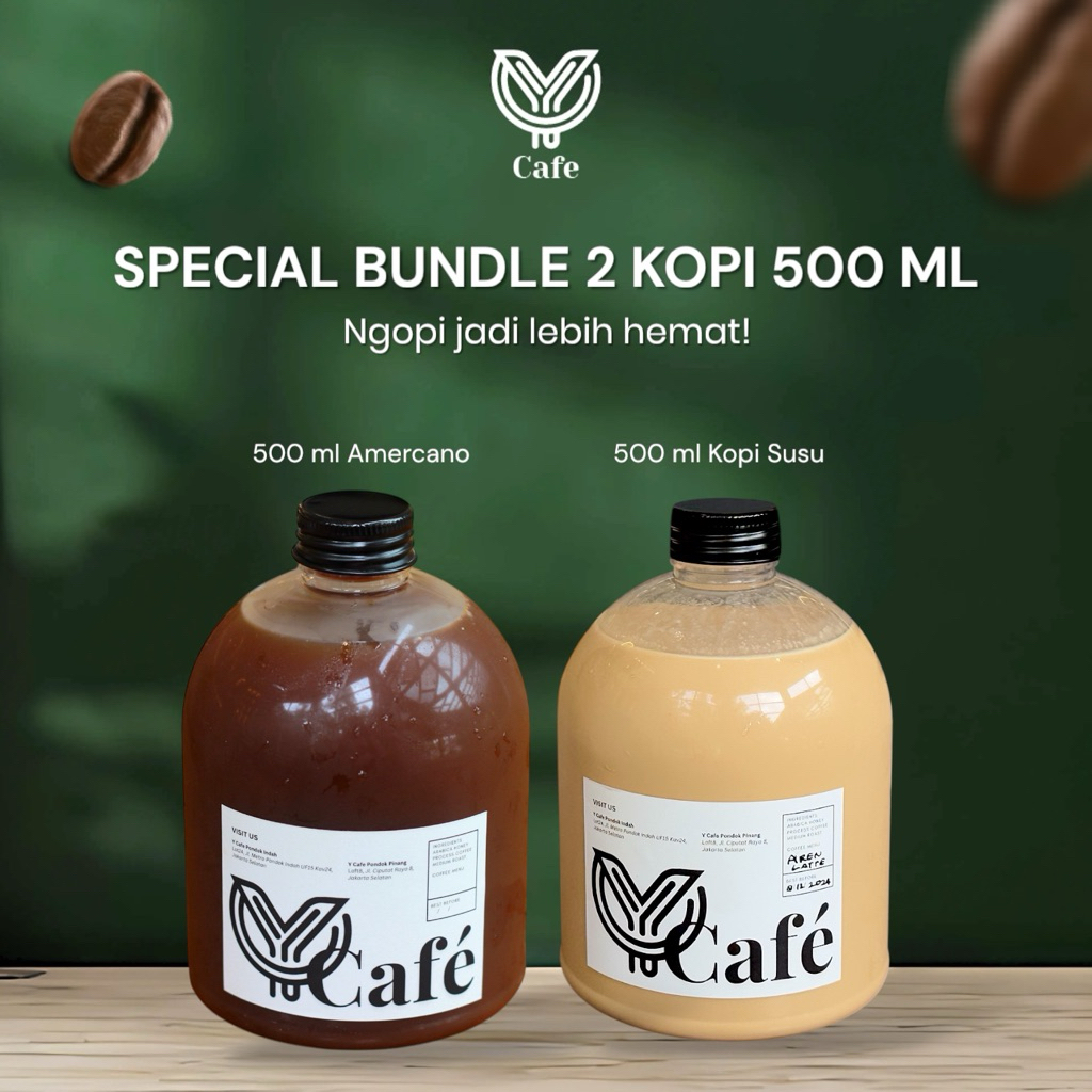 Jual SPECIAL BUNDLE Kopi Americano 500 ml Kopi Susu 500 ml Minuman ...