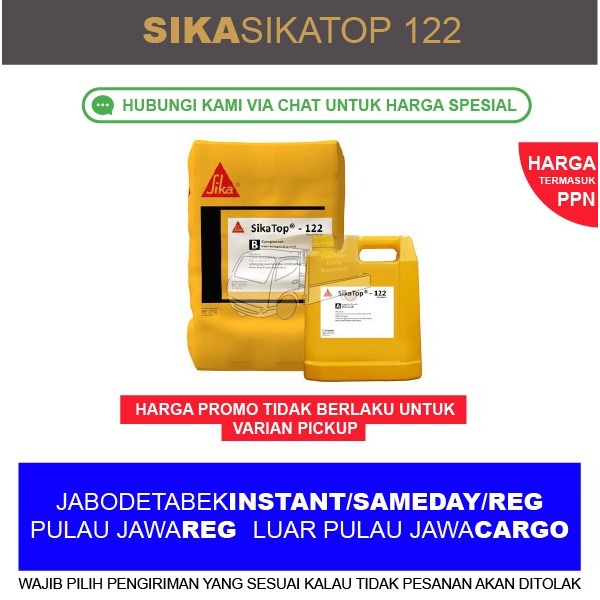 Jual Sikatop 122 Sika Top 122 Sikatop122 30 kg | Shopee Indonesia