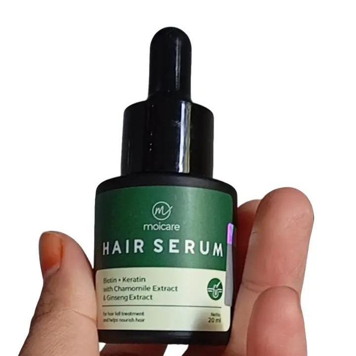 Jual MOICARE HAIR SERUM - ANTI HAIR FALL TREATMENT WITH BIOTIN KERATIN ...