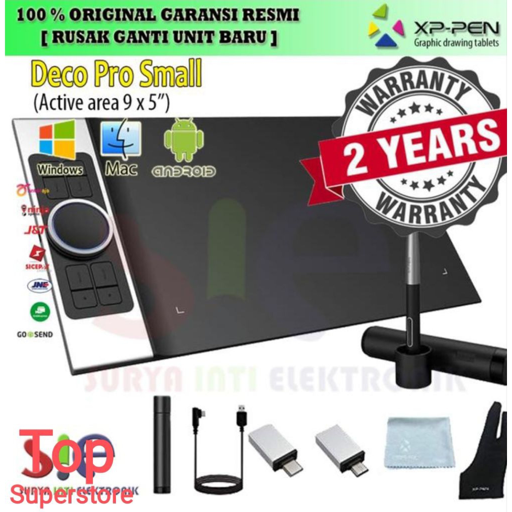 Jual Xp Pen Deco PRO Small Support Android Bergaransi 2 TAHUN GANTI ...