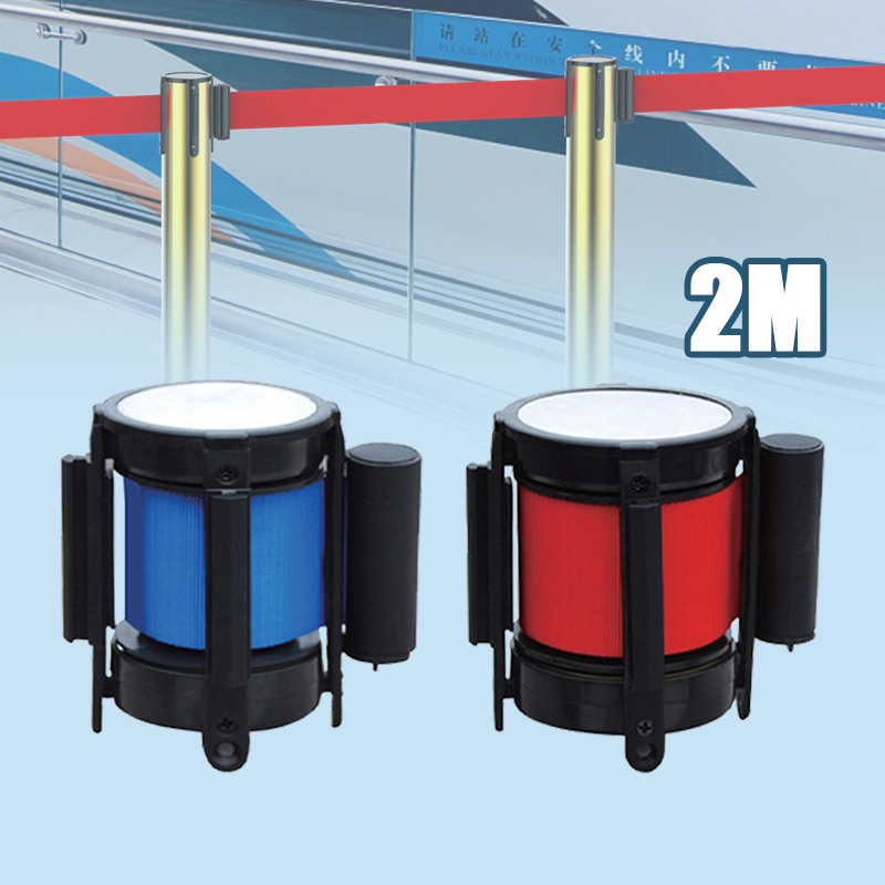 Jual Pita Tiang Antrian 2M PVC Nilon Queue Ribbon Tali Pita Pembatas ...