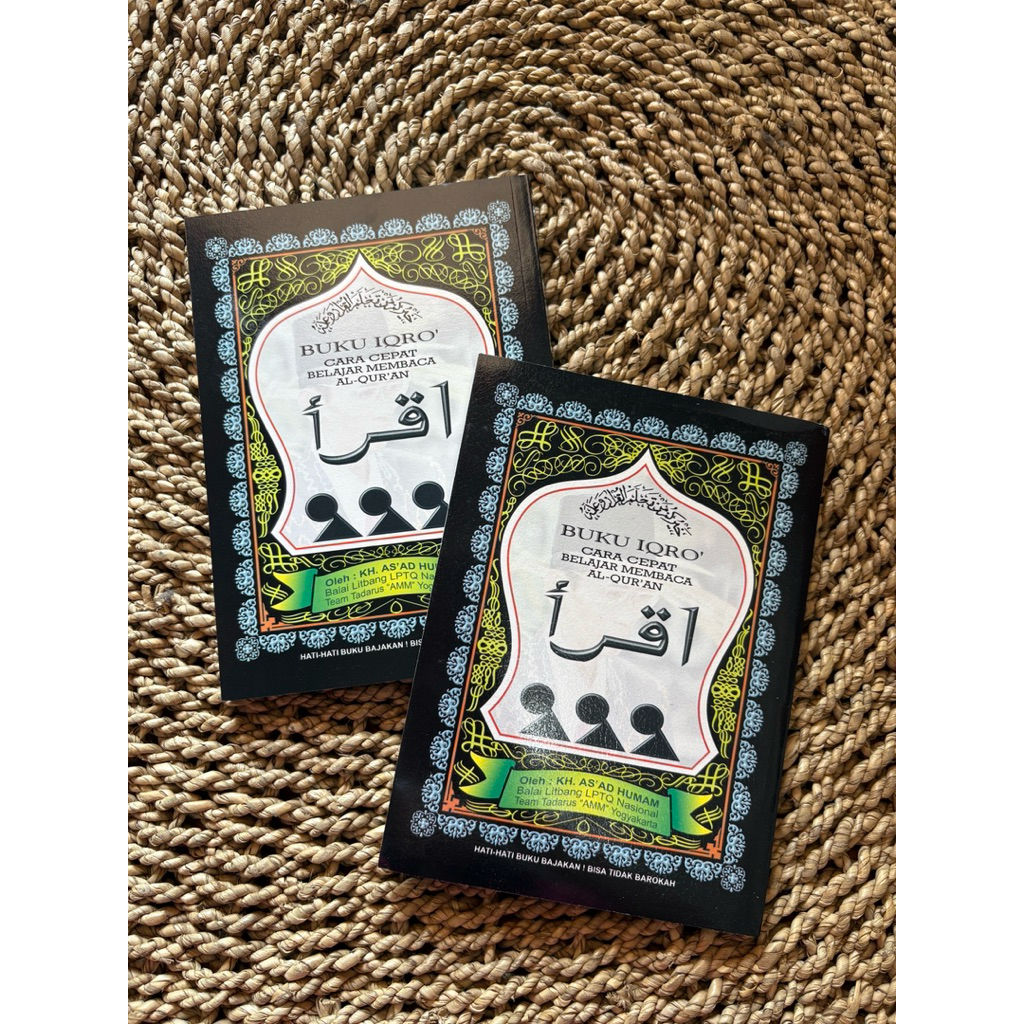 Jual IQRO BESAR HITAM ORIGINAL JILID 1-6 | Shopee Indonesia