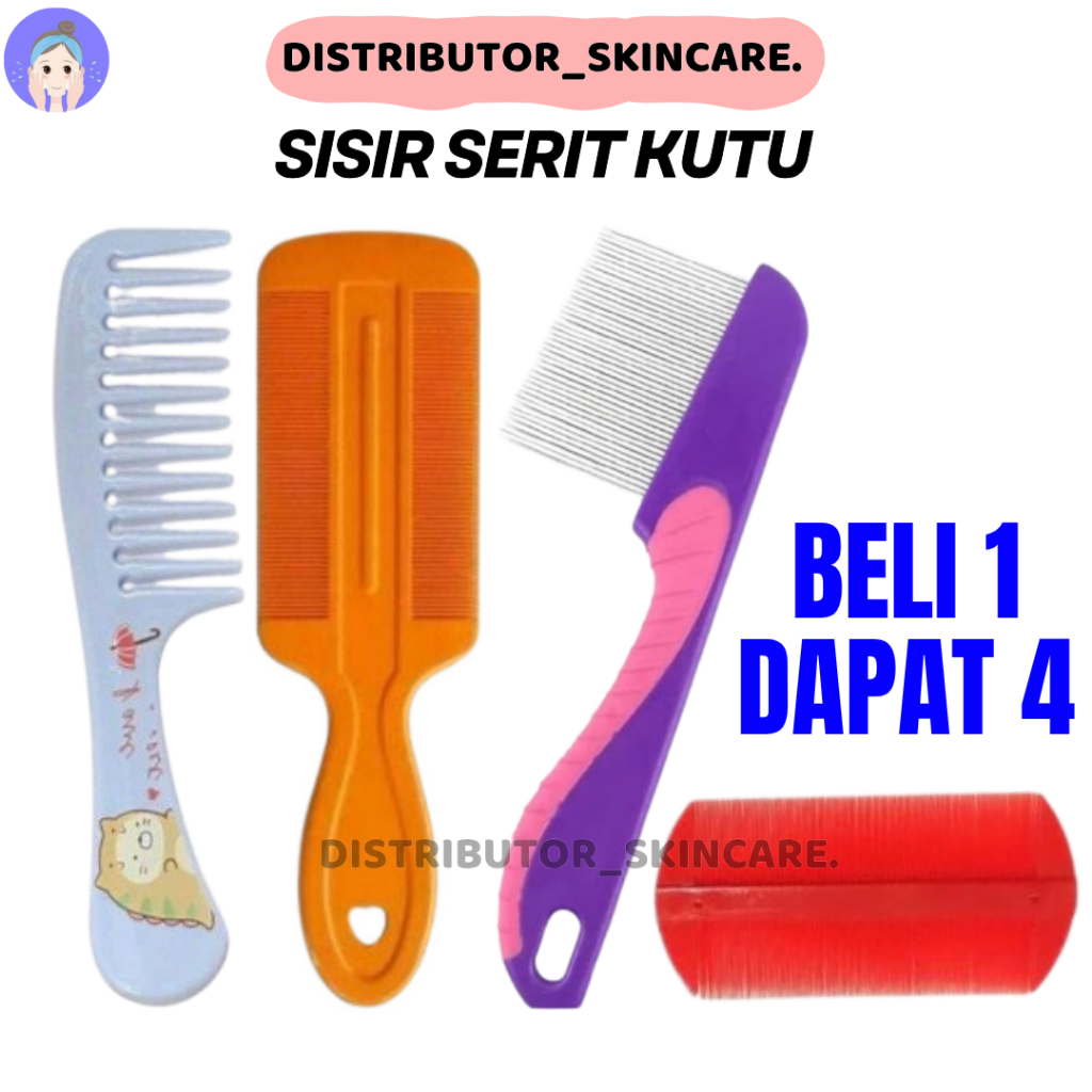 Jual BELI 1 DAPAT 4 SISIR KUTU DAN KETOMBE/SERIT LOGAM GAGANG PANJANG ...