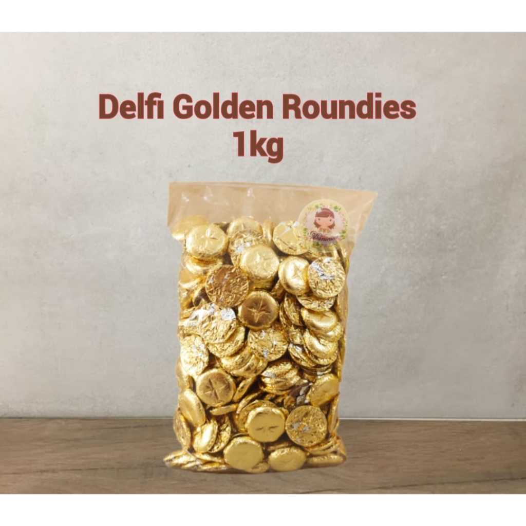 Jual Delfi koin milk chocolate golden roundies 1 kg ( ds bgr ) | Shopee ...