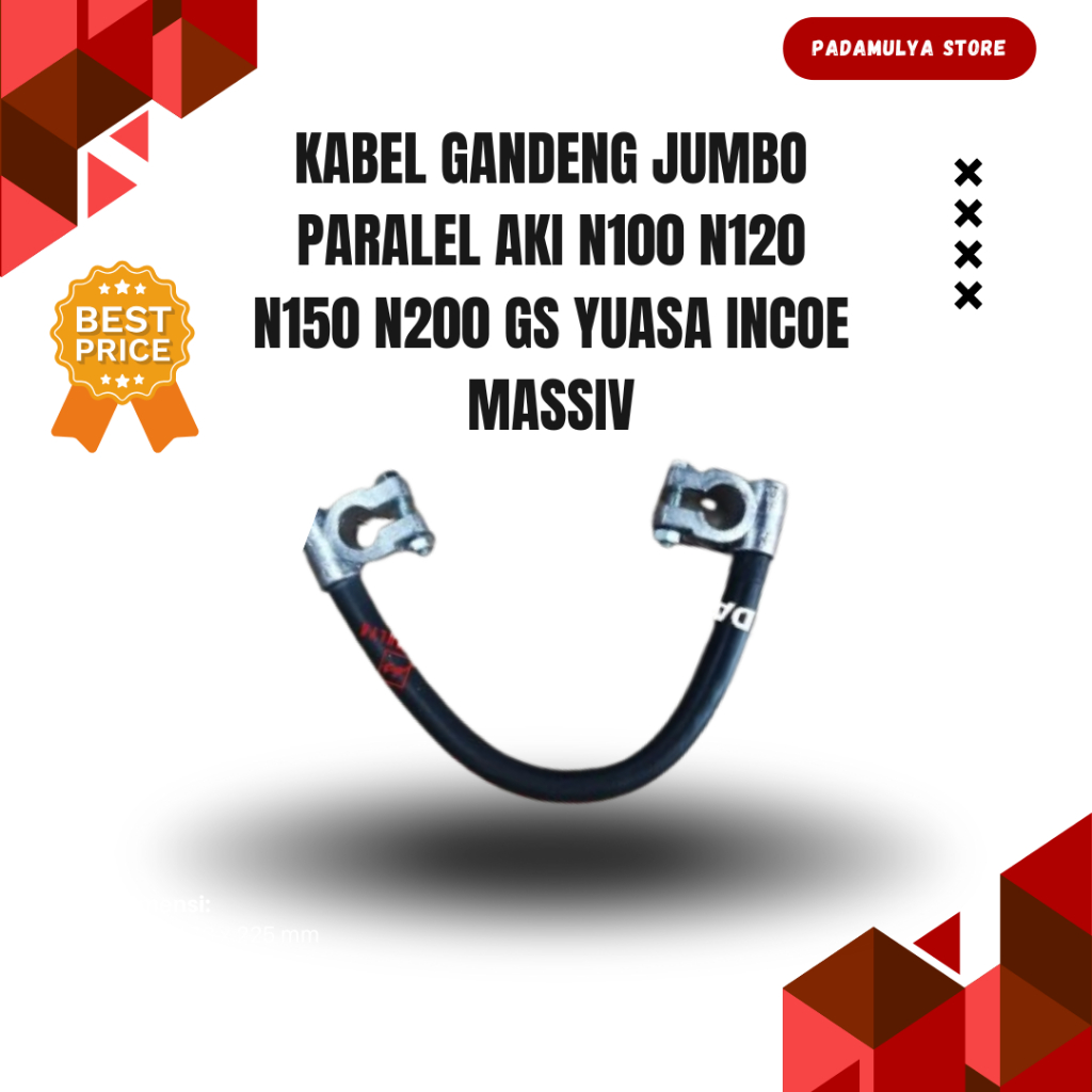 Jual Kabel Gandeng Jumbo Paralel Aki N100 N120 N150 N200 GS Yuasa Incoe ...
