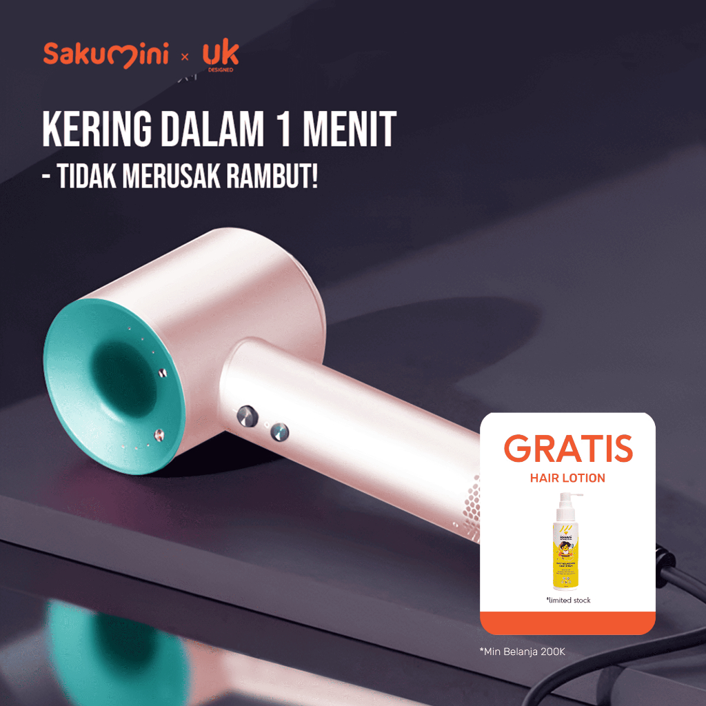 Jual Sakumini Super Speed Hair Dryer Tourmaline Alat Pengering Rambut ...