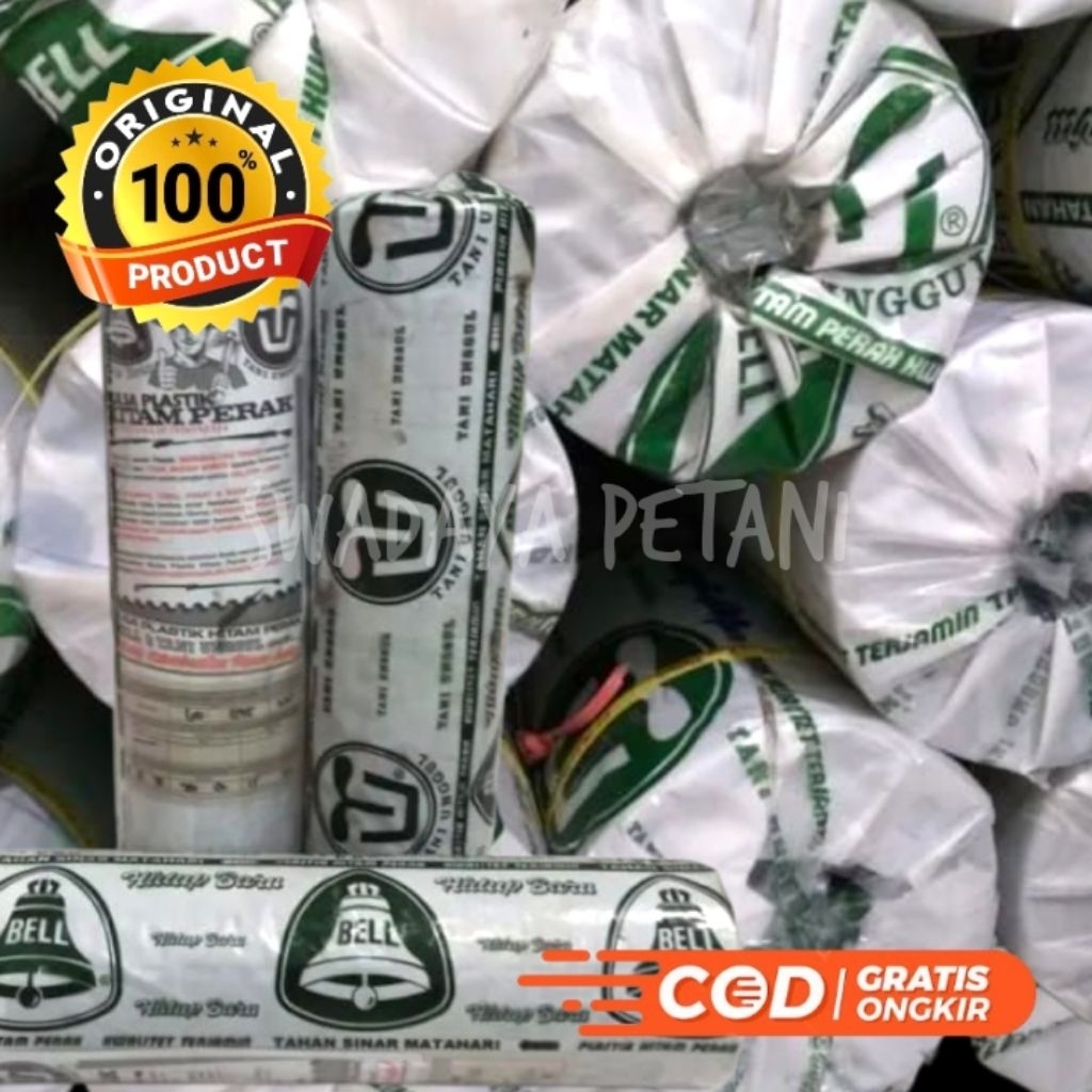 Jual MULSA BELL HIJAU 8KG - Plastik Mulsa lebar 100 cm dengan ketebalan ...