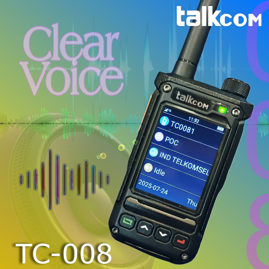 Jual Talkcom TC-008 Walkie Talkie HT POC 4G LTE Zello POC Global ...