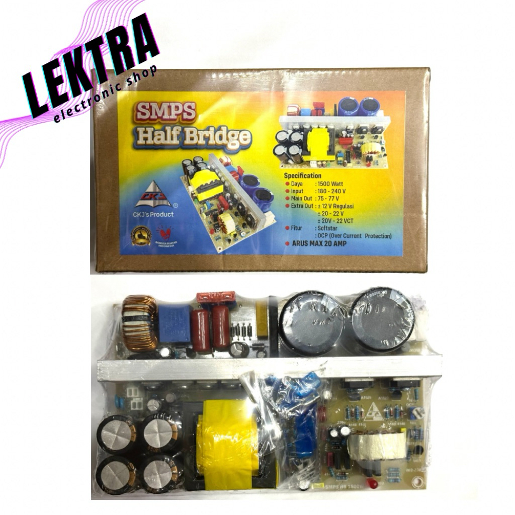 Jual Kit SMPS Half Bridge 20A 1500w Softstar Over Current Protection ...