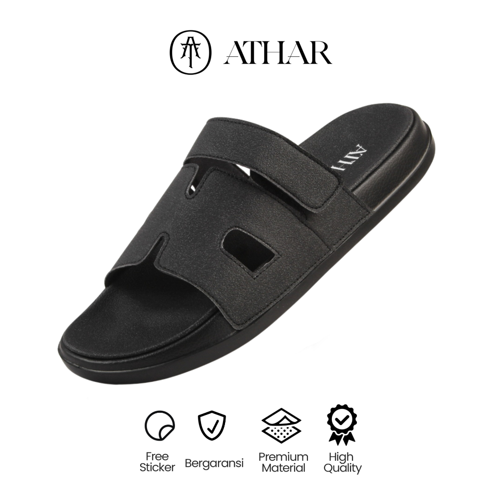 Jual Athar - Sandal Pria Slide Slop Slipper - Haaah | Shopee Indonesia