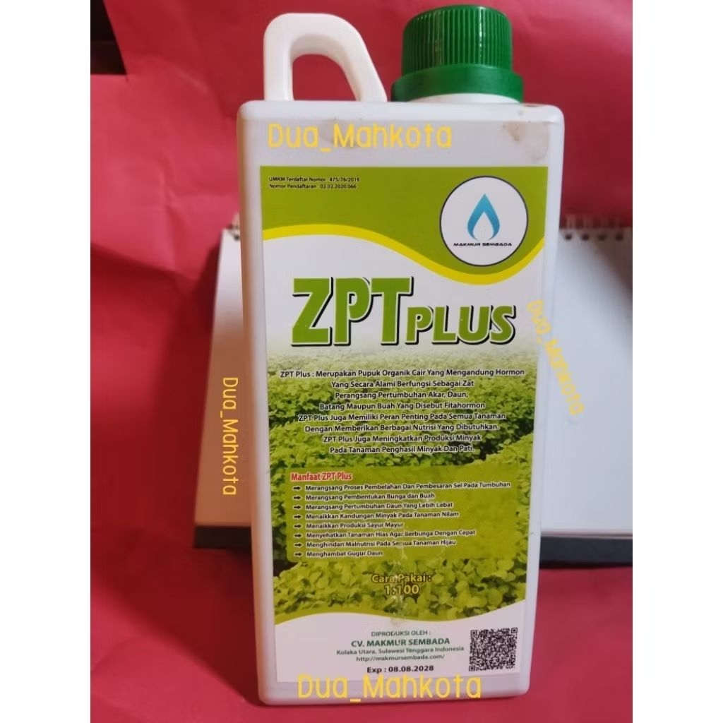 Jual pupuk Zpt plus makmur sembada 1liter pemacu pertumbuhan tanaman ...
