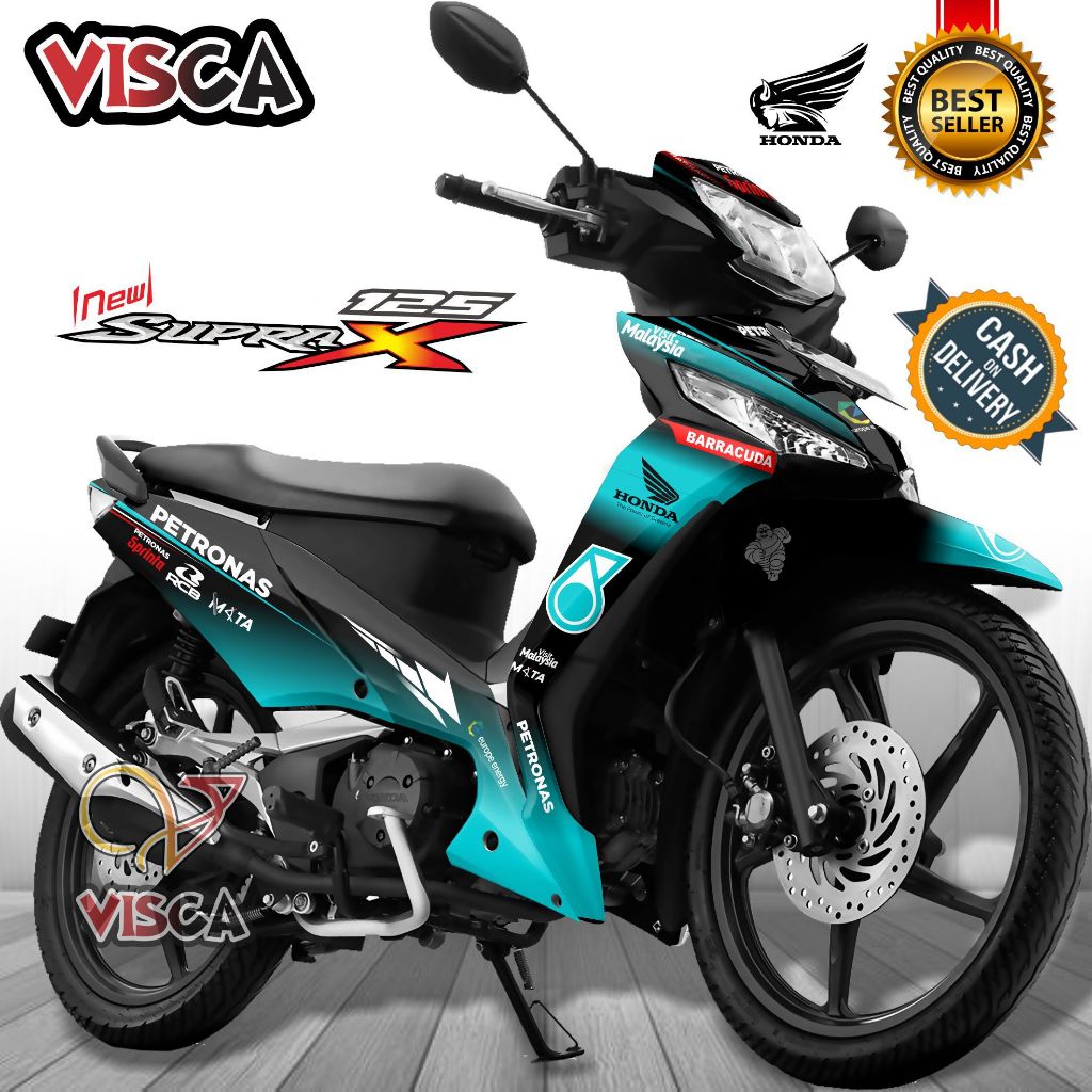 Jual Decal Supra X 125 Fi Modif Keren Stiker Supra X 125 Fi Full Body ...