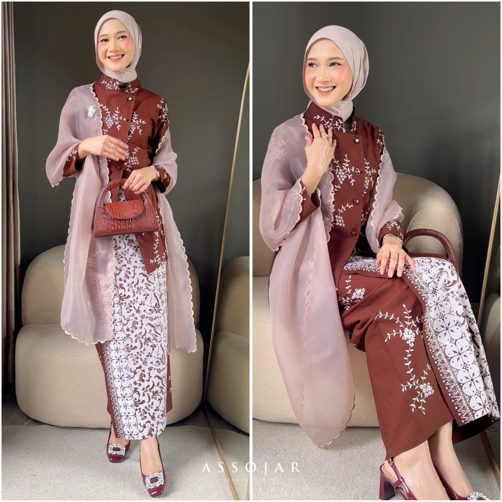 Jual Assojar - Dasira Kebaya / Kebaya Janggan / Atasan Kebaya Batik ...