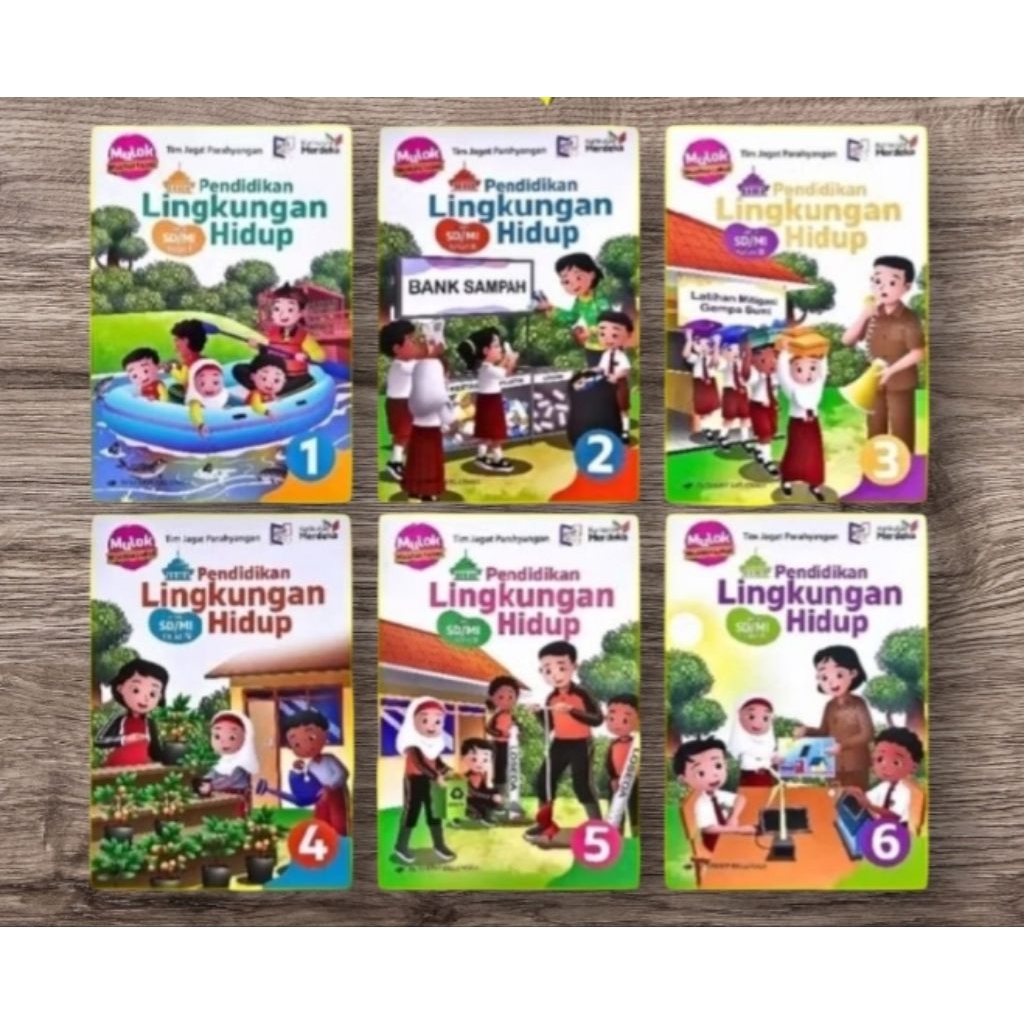 Jual BUKU PENDIDIKAN LINGKUNGAN HIDUP ( PLH ) UNTUK SD /MI KELAS 1,2,3 ...