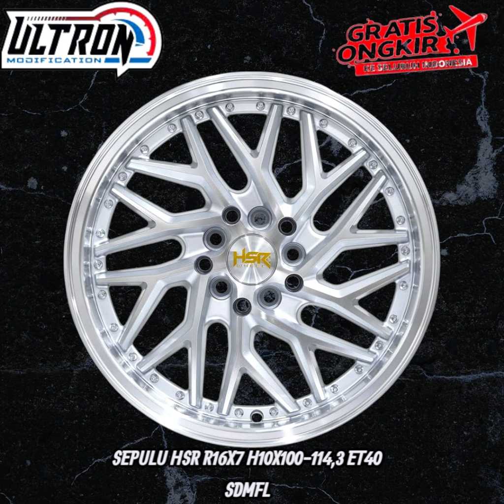 Jual VELG RACING MOBIL ELEGANT TIPE HSR SEPULU R16 COCOK BUAT MOBIL ERTIGA,XENIA NEW,VELOS ...