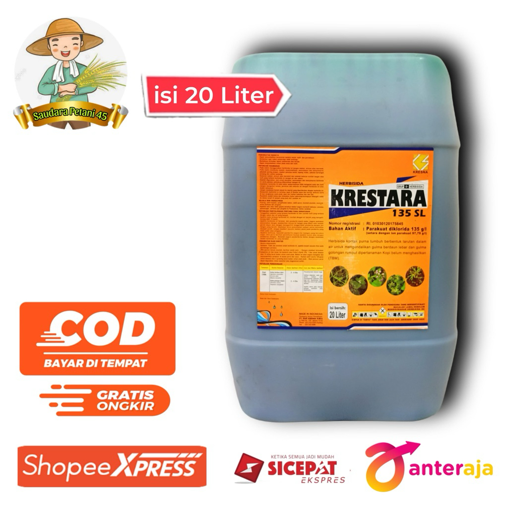 Jual Herbisida KRESTARA 135SL isi 20 Liter | Shopee Indonesia