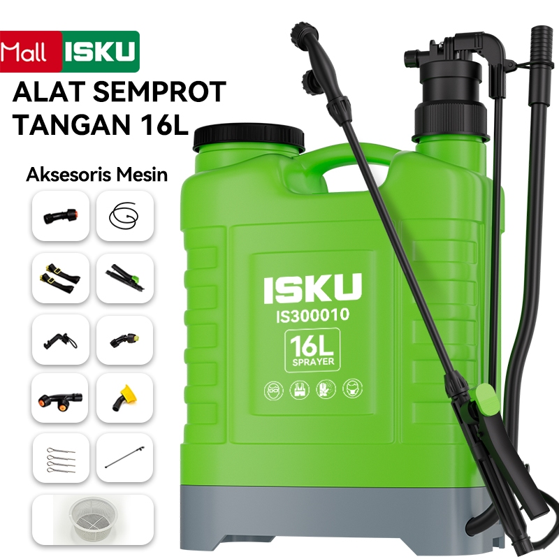Jual ISKU Alat Penyemprot Tekanan Tinggi Tas Ransel 16L Anti Bocor ...