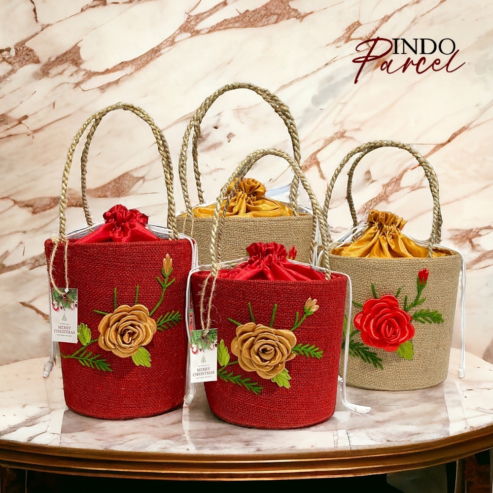 Jual INDOPARCEL-Tas Parcel Goni Sulam Goodiebag Natal Goodiebag Imlek ...