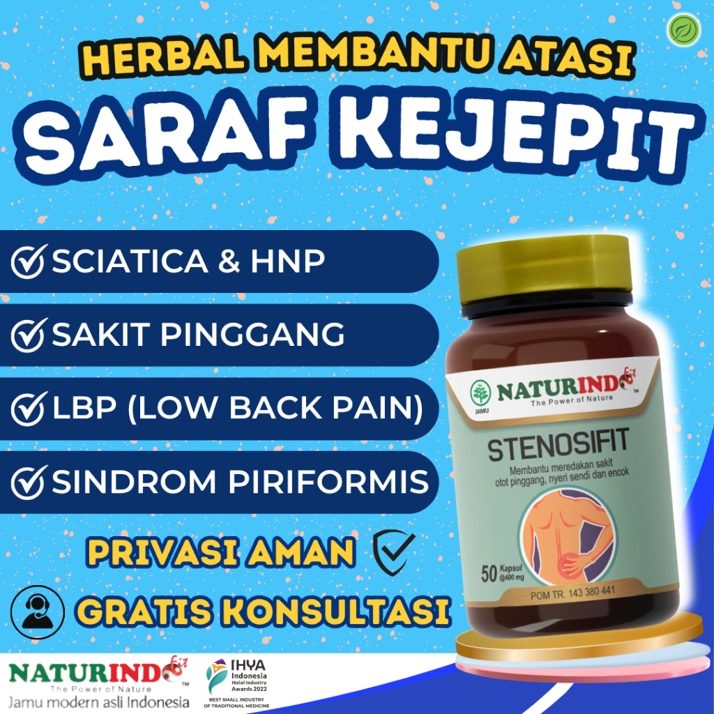 Jual Obat Saraf Kejepit Skiatika Sciatica Sakit Pinggang Sampai Kaki ...