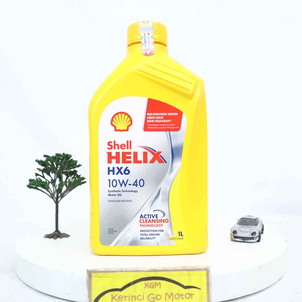 Jual Shell Helix HX6 SAE 10W-40 1 Liter Api SP Oli Mobil Mesin Bensin ...