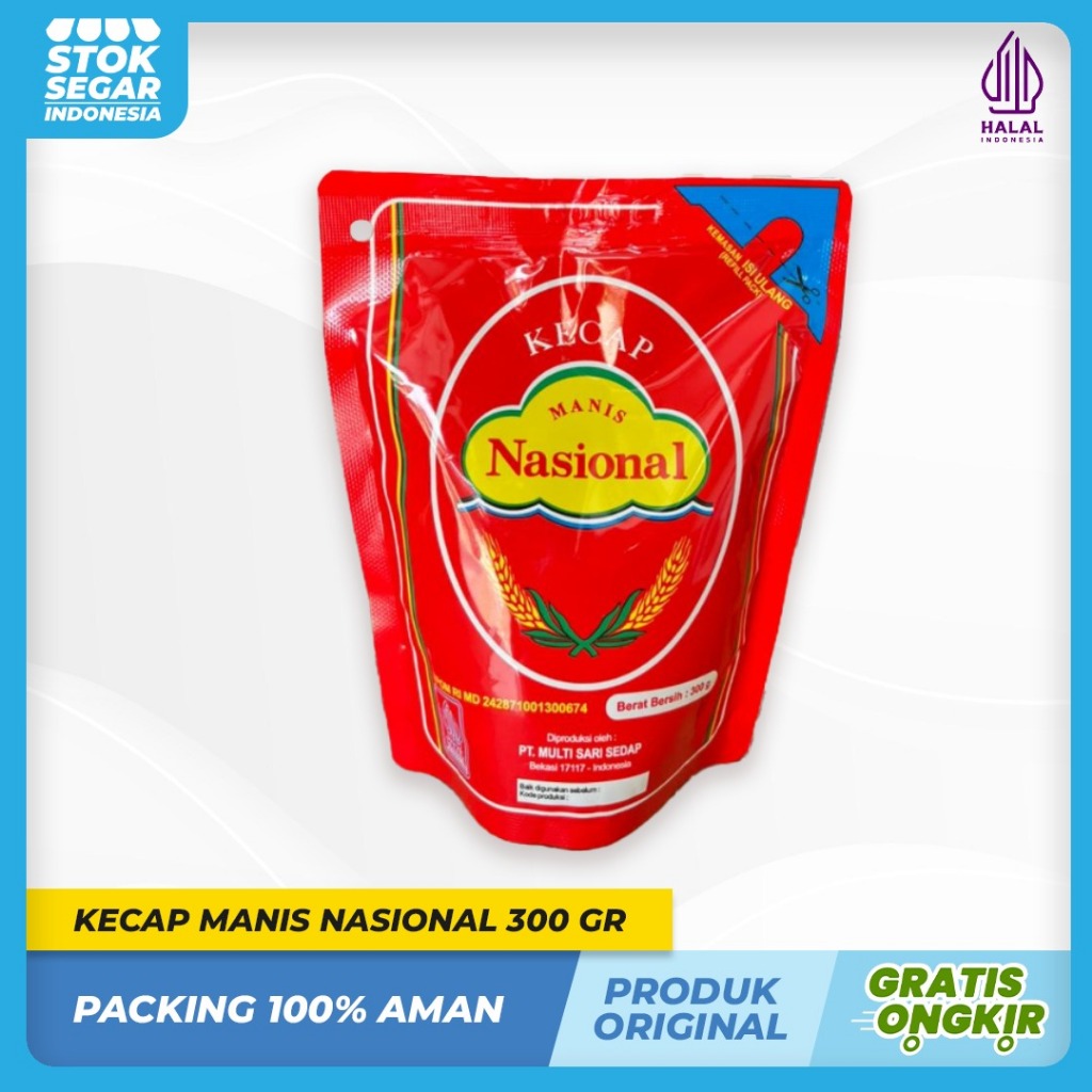 Jual Kecap Manis Nasional 300 GR Pouch | Shopee Indonesia