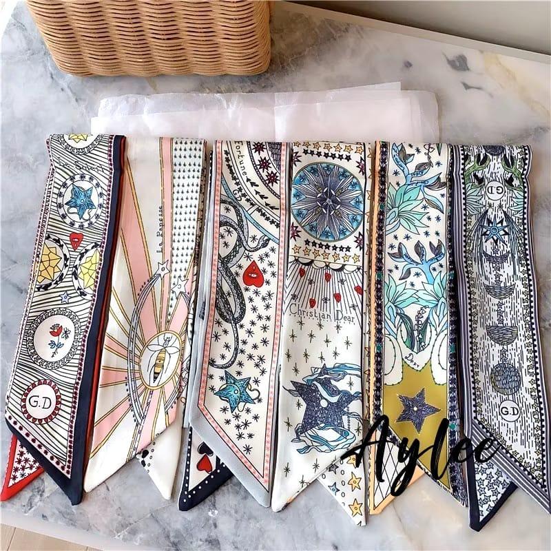 Jual rcsbeauty silk scarf syal fashion korea satin premium syal ...