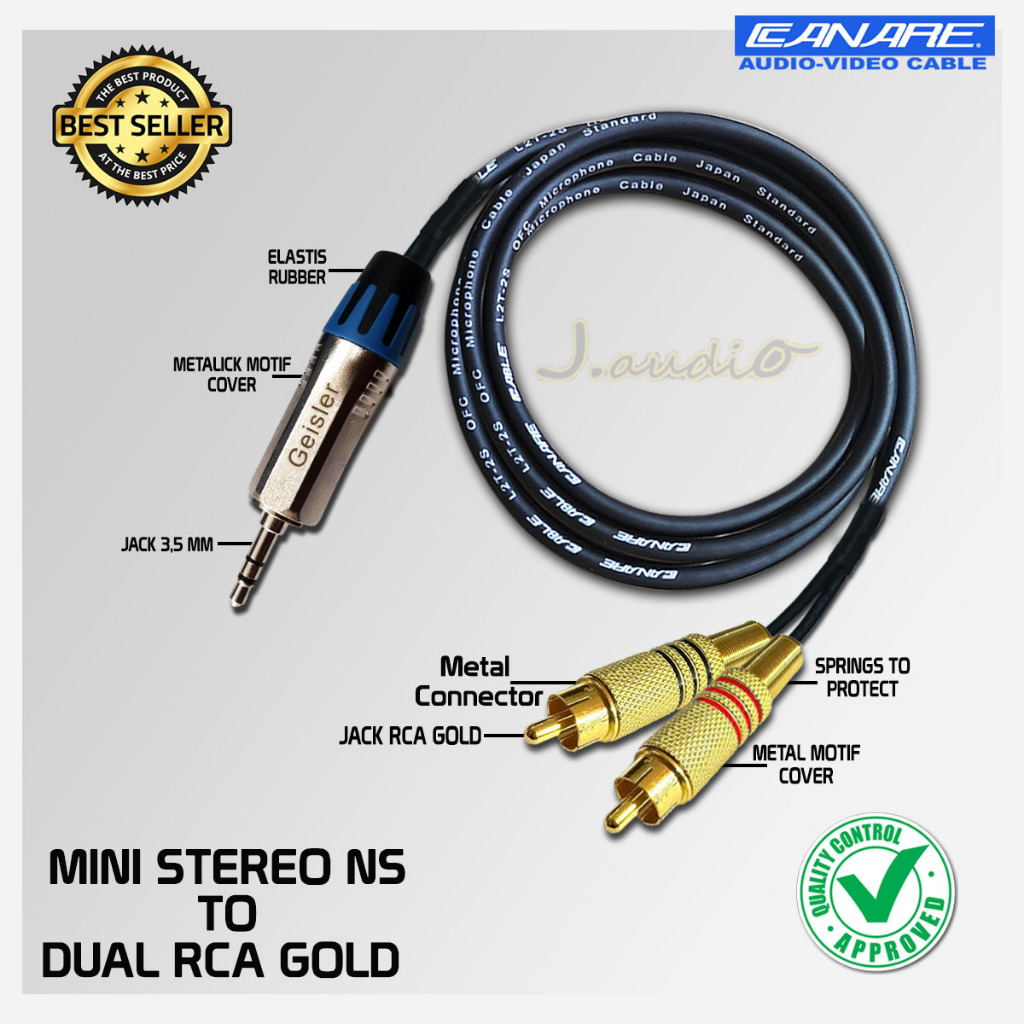 Jual JAPAN STANDARD - Kabel Audio/ Kabel In Out Mixer Mini Stereo NS To ...