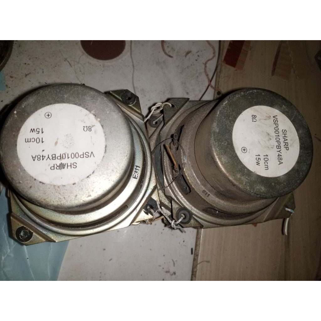 Jual spiker ORI copotan tv tekuk 10x10cm 15w 8ohm stok foto yg Ada ...