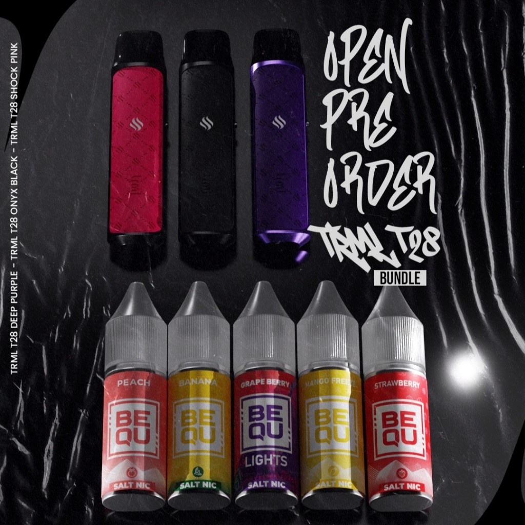 Jual TRML T28 POD KIT BUNDLING LIQUID BEQU 15ML T28 ORIGINAL by TRML ...