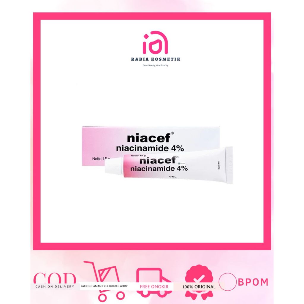 Jual Niacef 4% Gel 15 Gram - Merawat Kulit Berjerawat dan Samarkan Noda ...