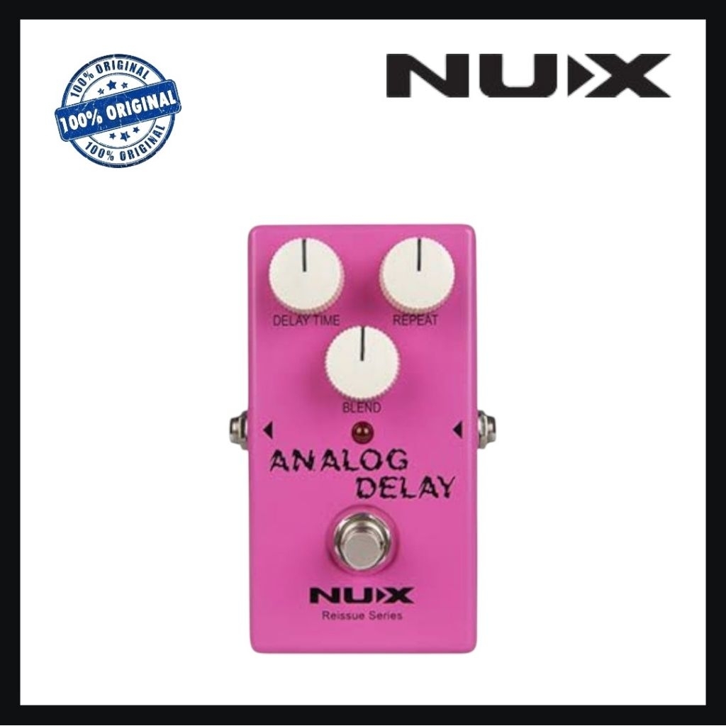 Jual NUX Analog Delay Reissue Serries Delay Pedal Effect | Shopee Indonesia