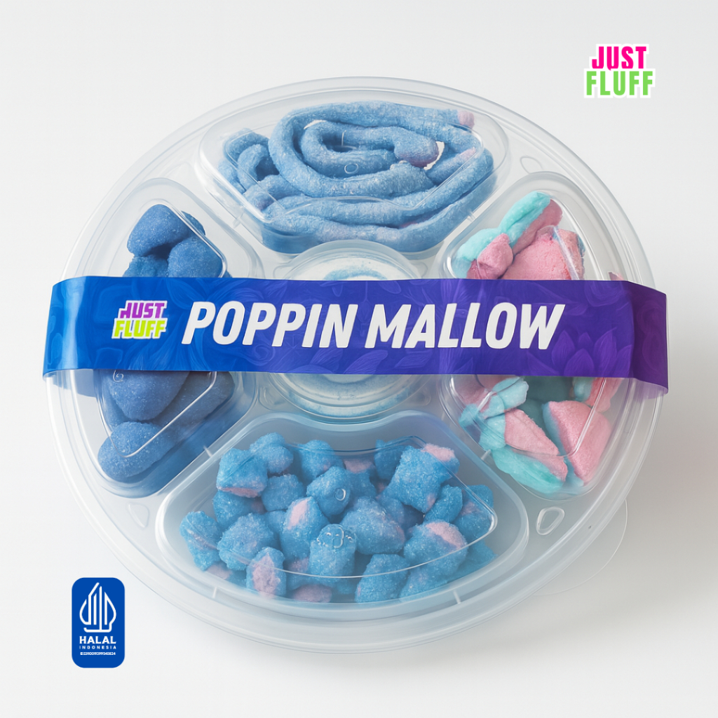 Jual [POPPIN MALLOW] MARSHMALLOW JUSTFLUFF [HALAL] | Shopee Indonesia