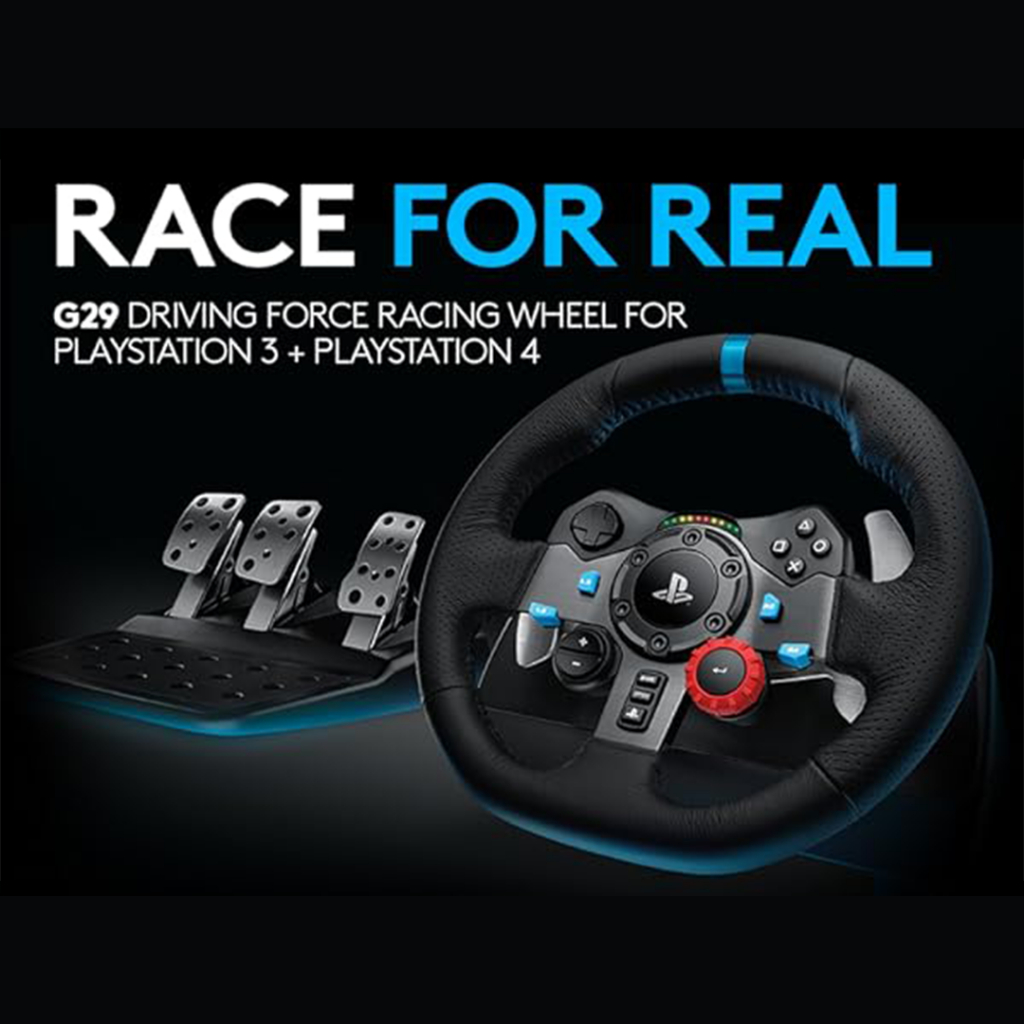 Jual Logitech G29 Driving Force Wheel + Pedal Untuk PC, PS3, PS4, PS5 ...