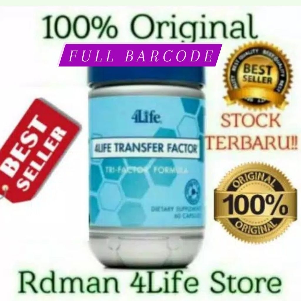 Jual TF Tri Transfer Factor Tri 60 Kapsul Original Full Barcode ...
