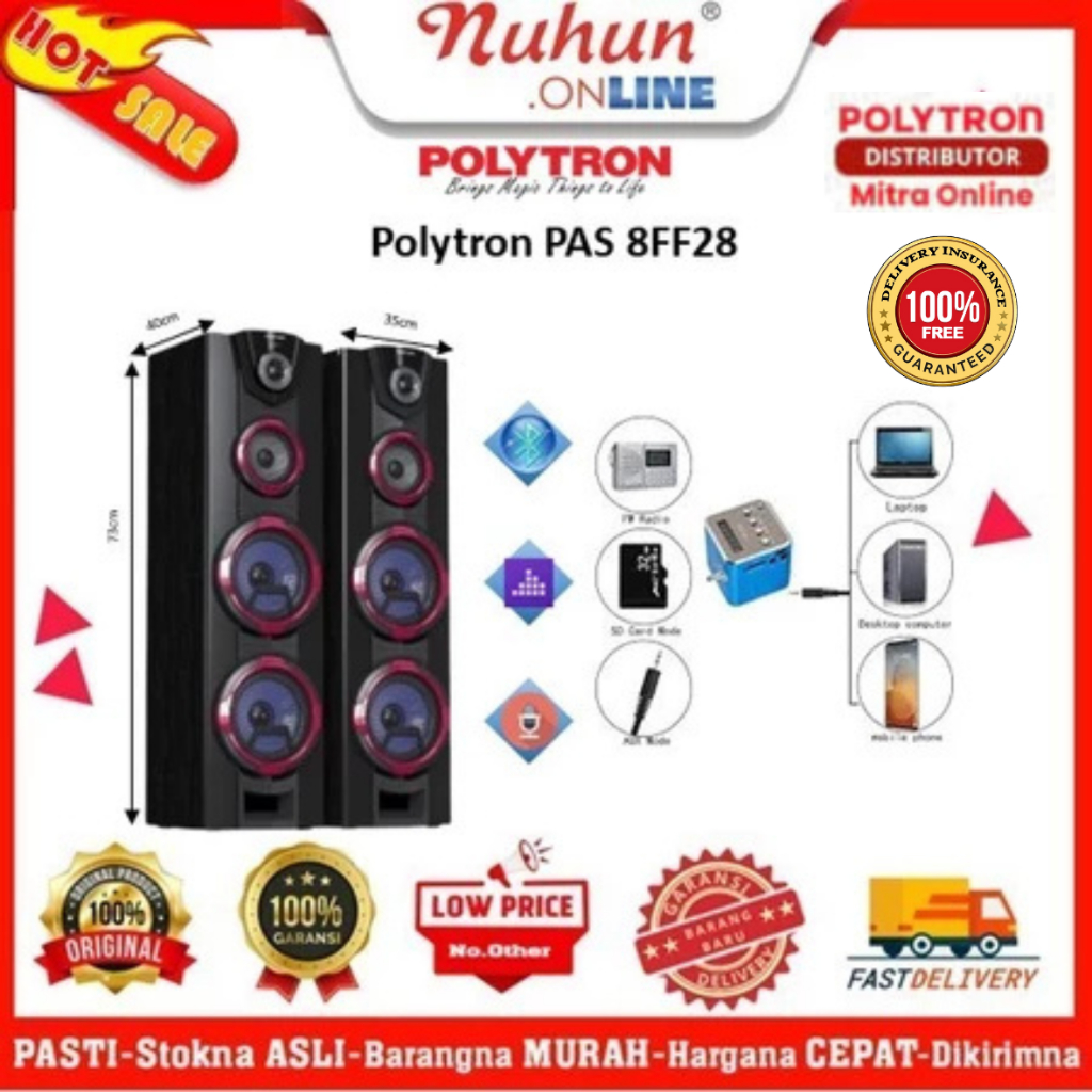 Jual POLYTRON Active Speaker PAS 8FF28 | Shopee Indonesia