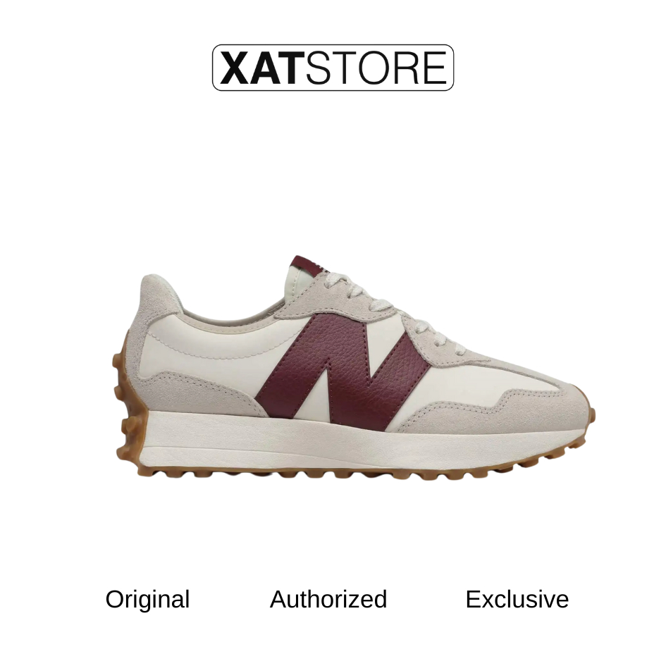 Jual NEW BALANCE 327 - WHITE MAROON (100% ORIGINAL) | Shopee Indonesia