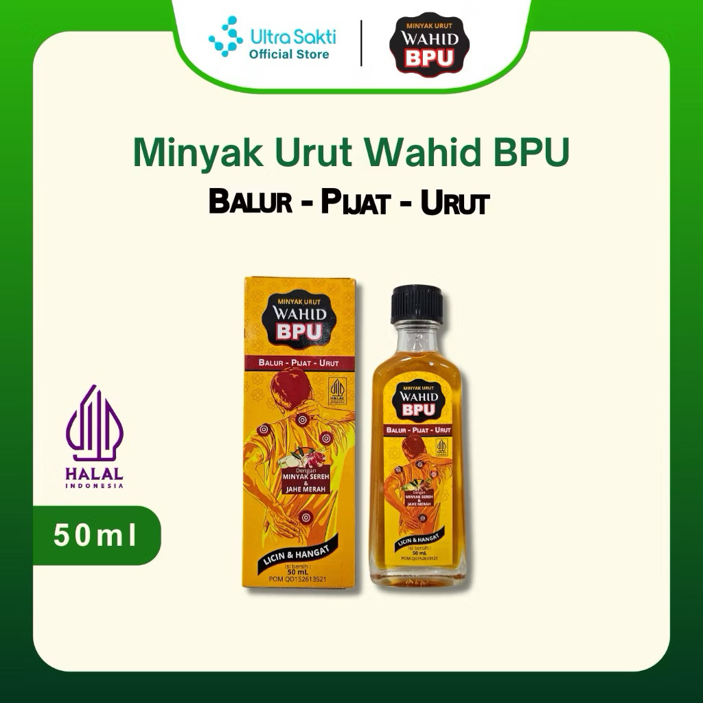 Jual Minyak Urut Wahid BPU | Shopee Indonesia