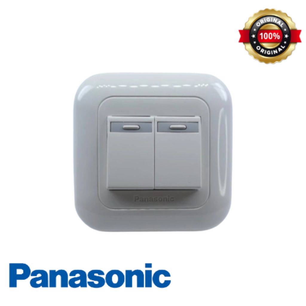 Jual Panasonic Saklar Double wej5531/ panasonic saklar seri | Shopee ...