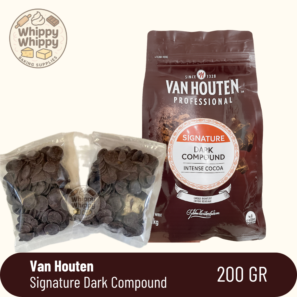 Jual Van Houten Intense DARK Compound 200 GR / Van Houten Dark ...