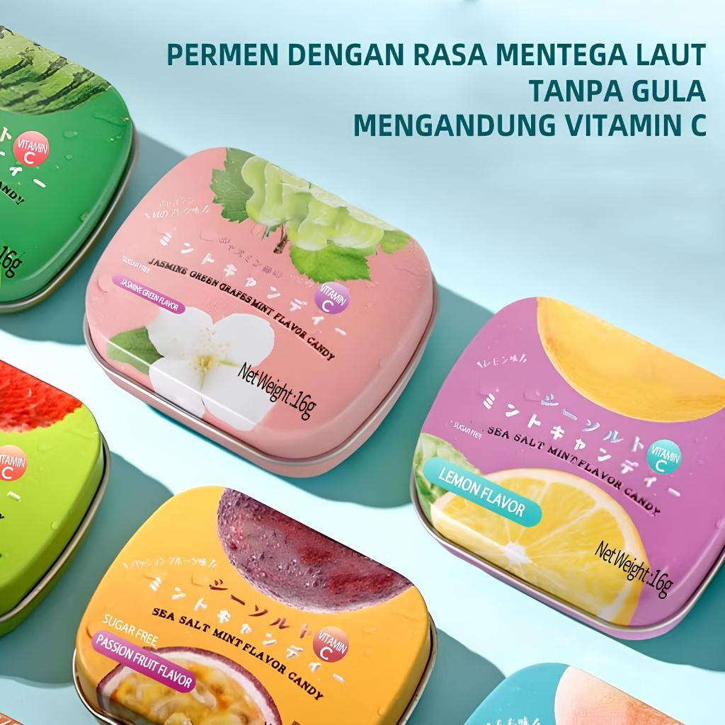 Jual Permen Mint Bebas Gula HALAL BPOM Banyak Variant Rasa Permen ...