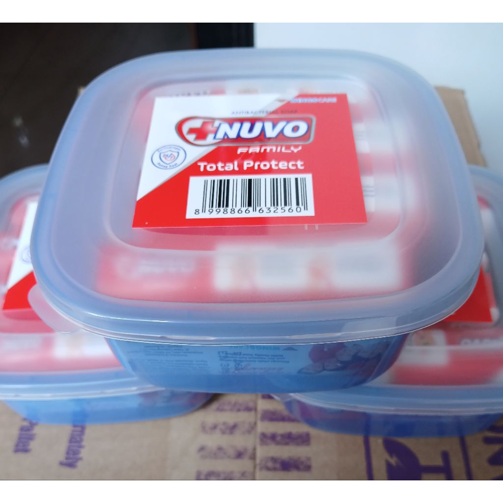 Jual KEMASAN BARU SABUN MANDI SABUN BATANG NUVO+box cantik 1 box isi 4 ...