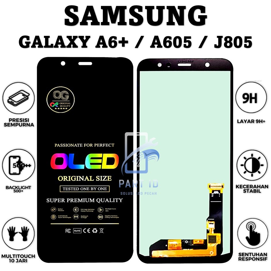 Jual LCD TOUCHSCREEN SAMSUNG GALAXY A6+ / A605 / J805 ORIGINAL | Shopee ...